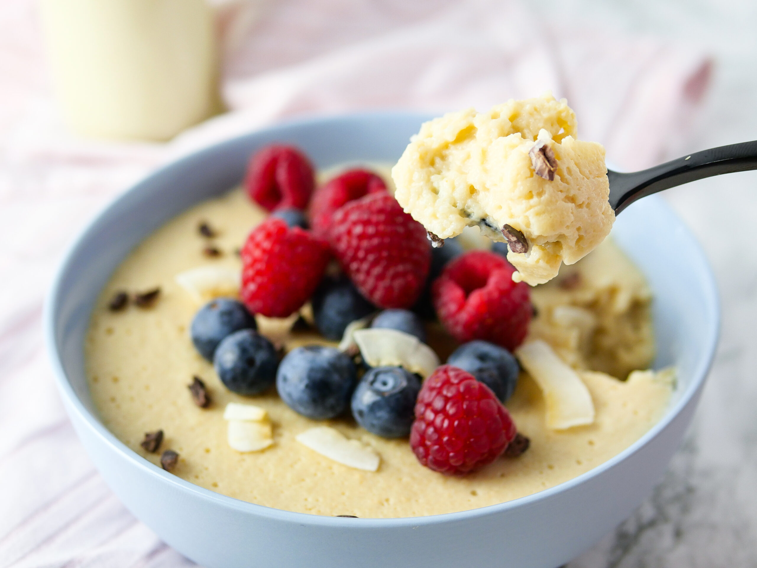 Grieß Pudding Rezept High Protein - Applethree - Food | Travel | Life