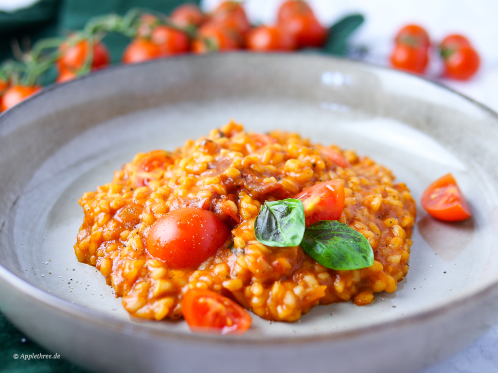 Tomatenrisotto Rezept - Applethree - Food | Travel | Games
