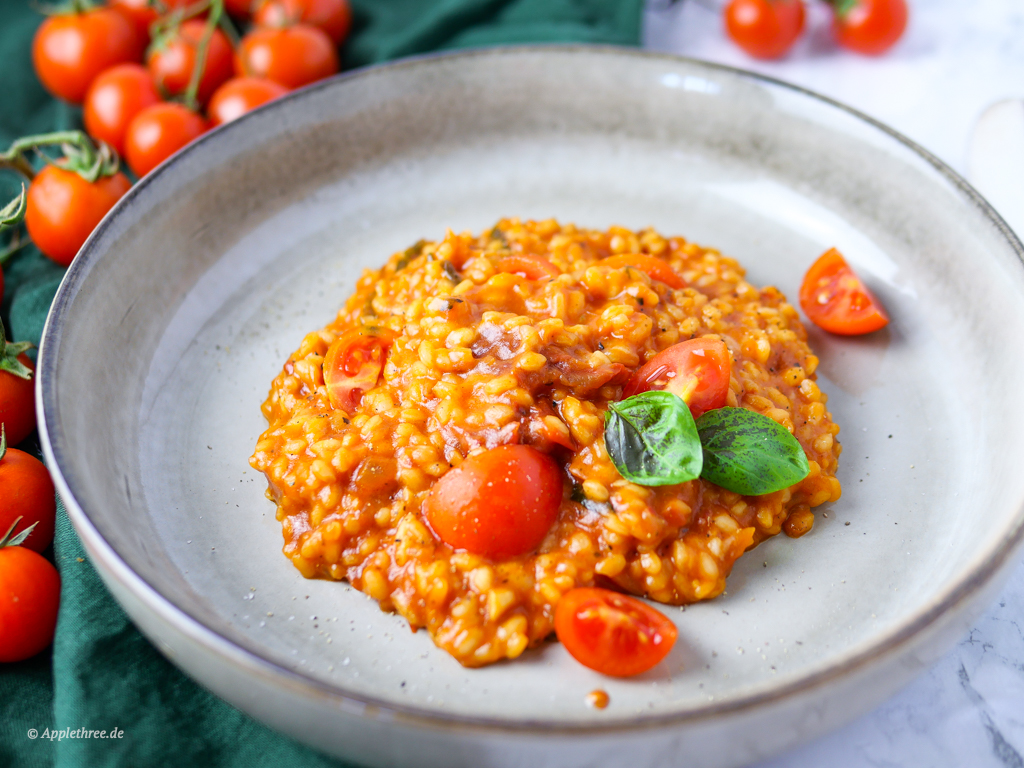 Tomatenrisotto Rezept - Applethree - Food | Travel | Games